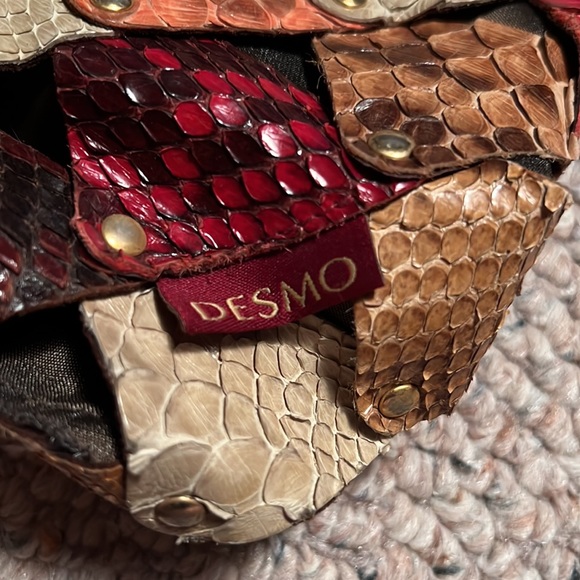 Desmo | Bags | Vintage Desmo Snakeskin Purse With Attached Bag | Poshmark
